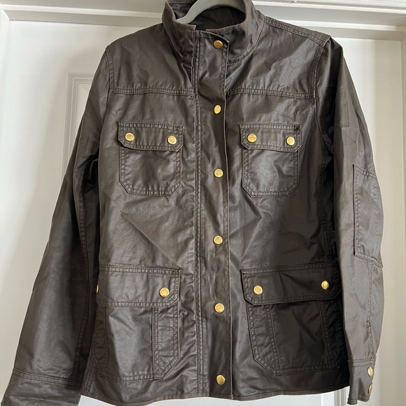 J. Crew | Jackets & Coats | J Crew Waxed Cotton Field Jacket | Poshmark